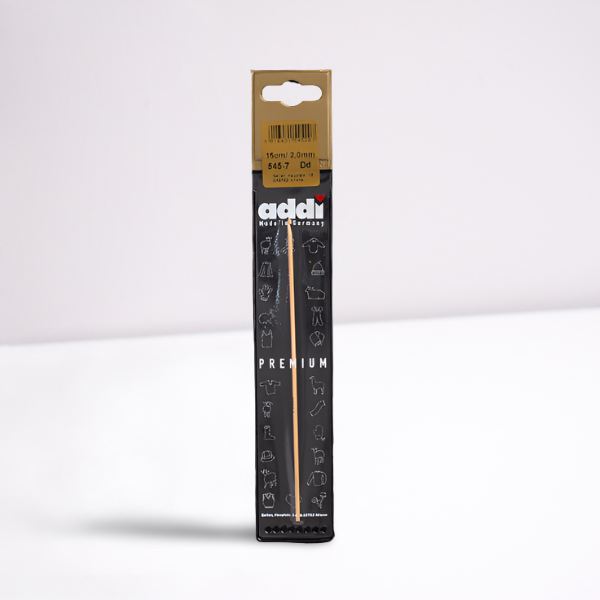 Addi Natural and Soft Handle 15 CM Bamboo Crochet Hook Collection ...